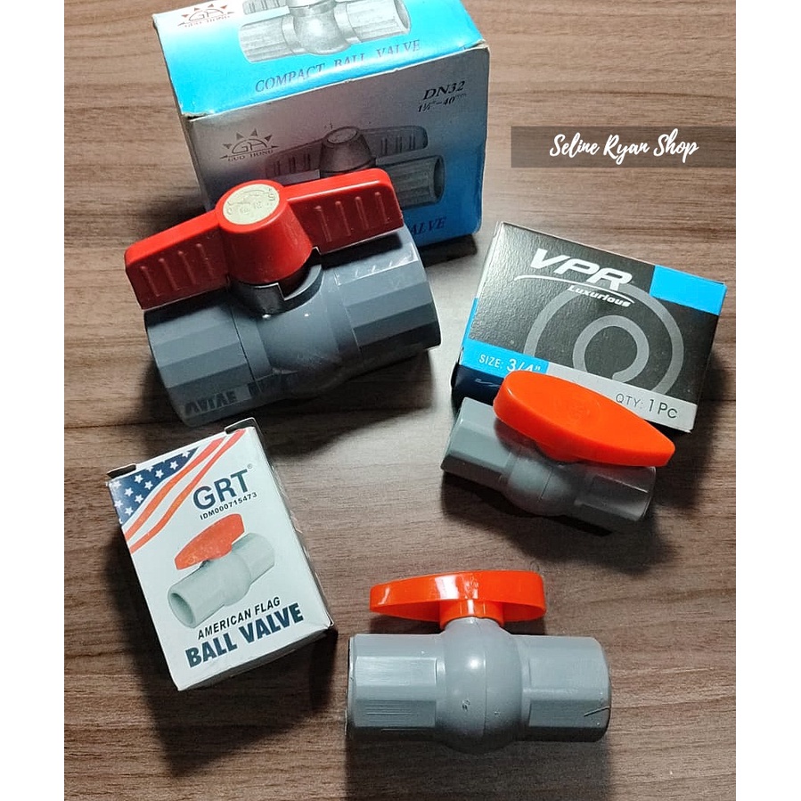 Stop Faucet / Plain PVC Ball Valve Faucet Without Thread 1/2", 3/4 ...