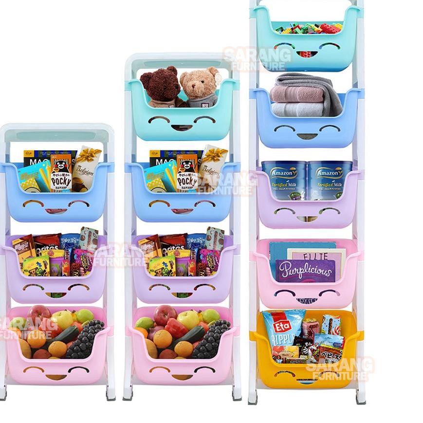 Children's Toy Rack Wheel Rack Kitchen Shelf/Bathroom Shelf/LAUNDRY ...