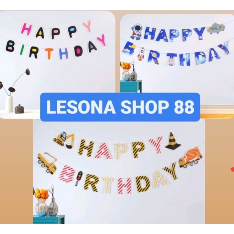 Character / Unique Happy Birthday Banner | Shopee Philippines