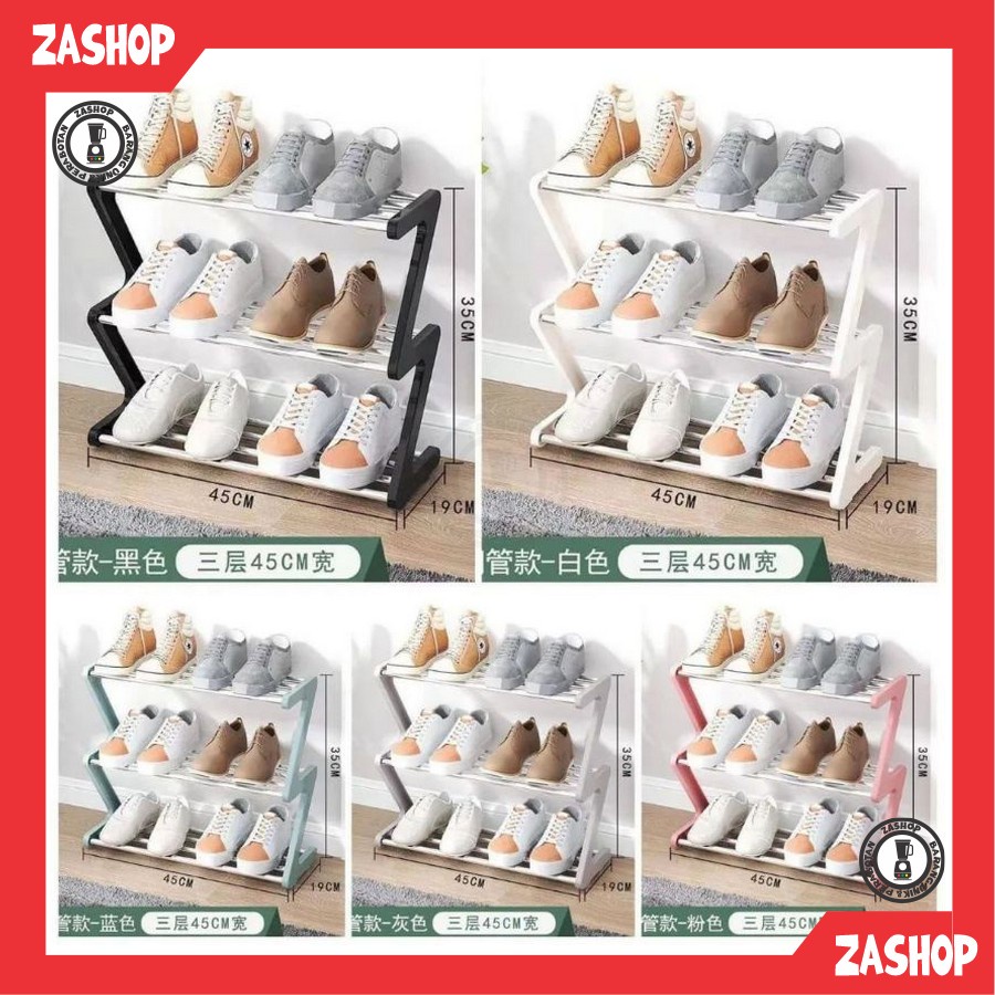 Zigzag SHOE RACK/3-Tier SANDAL RACK/Multipurpose SHOE RACK Z SHAPE SHOE ...