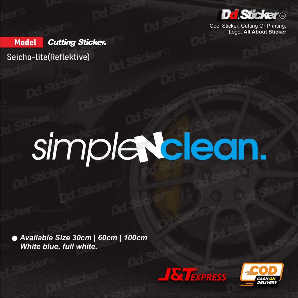 Sticker Simple And Clean Car Glass | Cutting Sticker | Shopee Philippines
