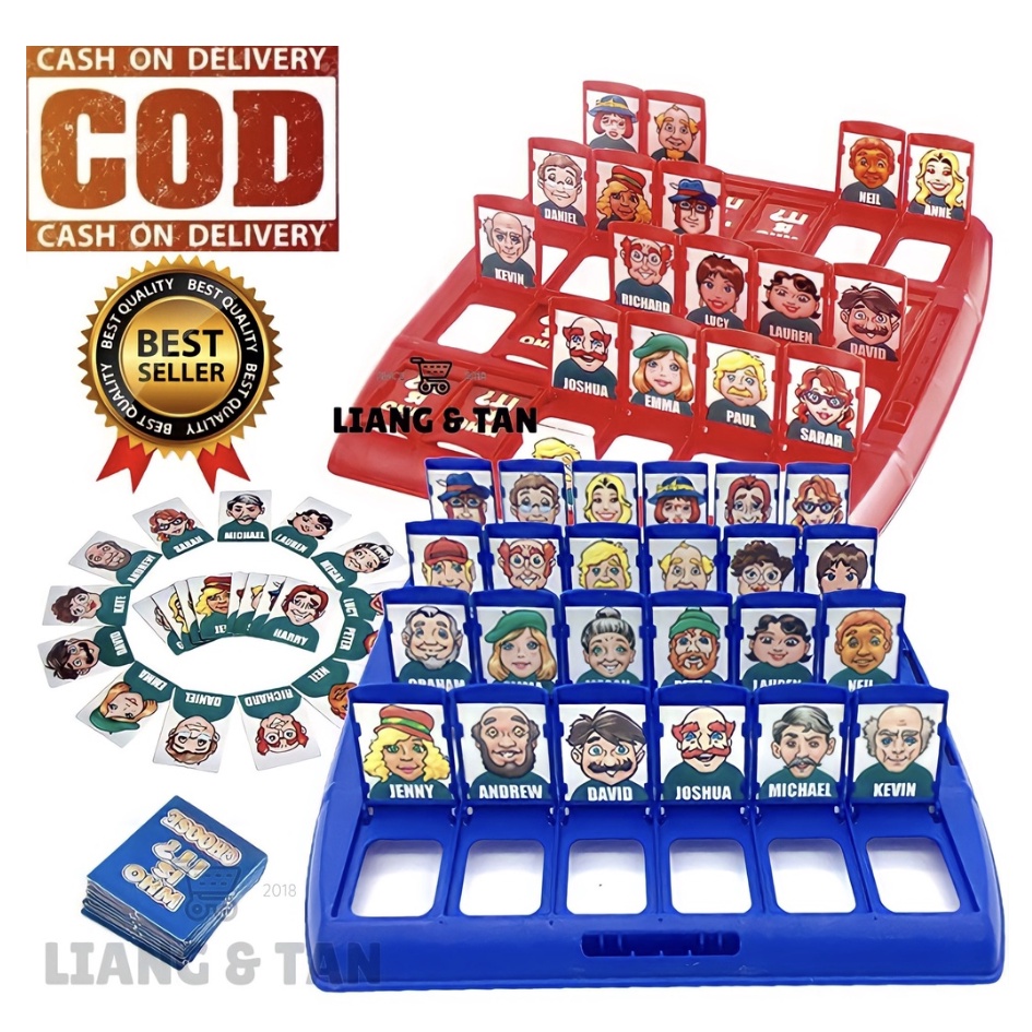 Guess Children's Toys Picture Board Game Who is it - Picture Guess Toys ...