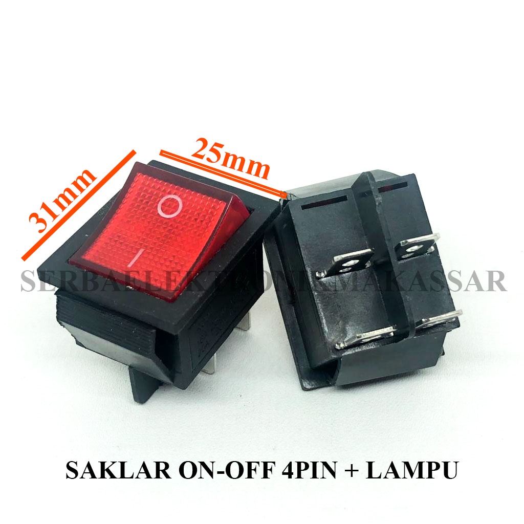 Large 4 Pin Faceted On Off Switch Using Large Box On-Off Switch Light ...