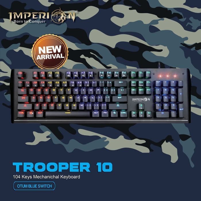 Imperion TROOPER 10-KGM10F GAMING KEYBOARD | Shopee Philippines