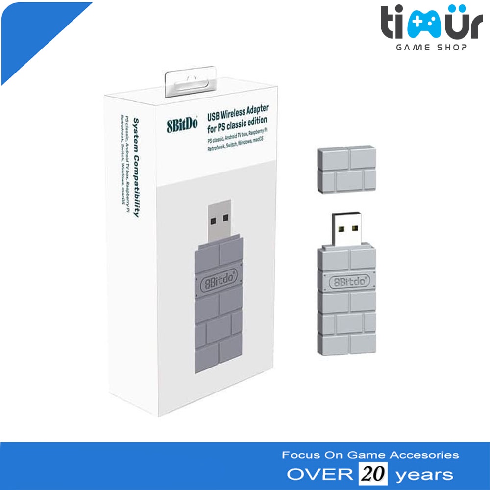 8bitdo USB Wireless Bluetooth Controller Reciver Adapter Stick PS4 PS5 ...