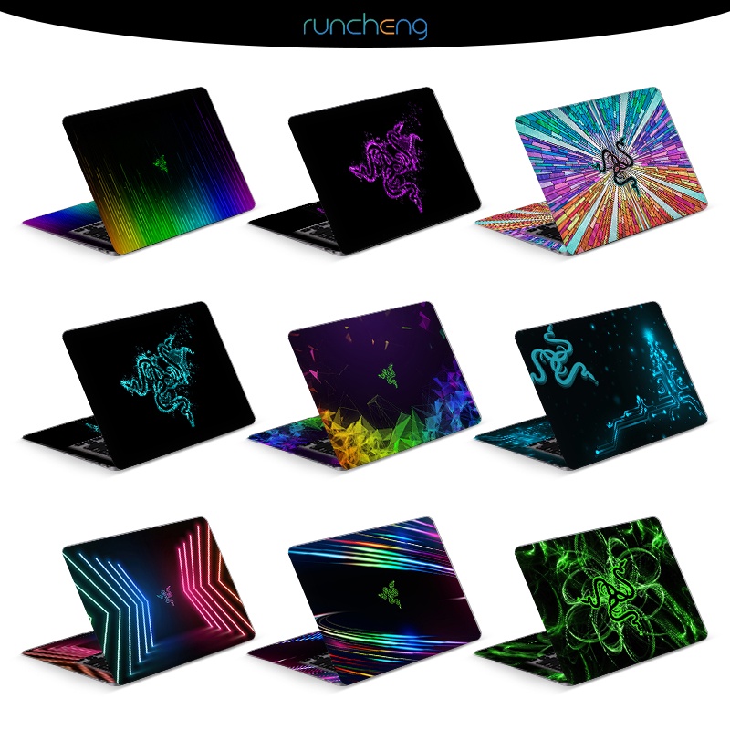 【2pcs】 Diy Laptop Cover Sticker Razer High-value Boys Laptop Computer ...