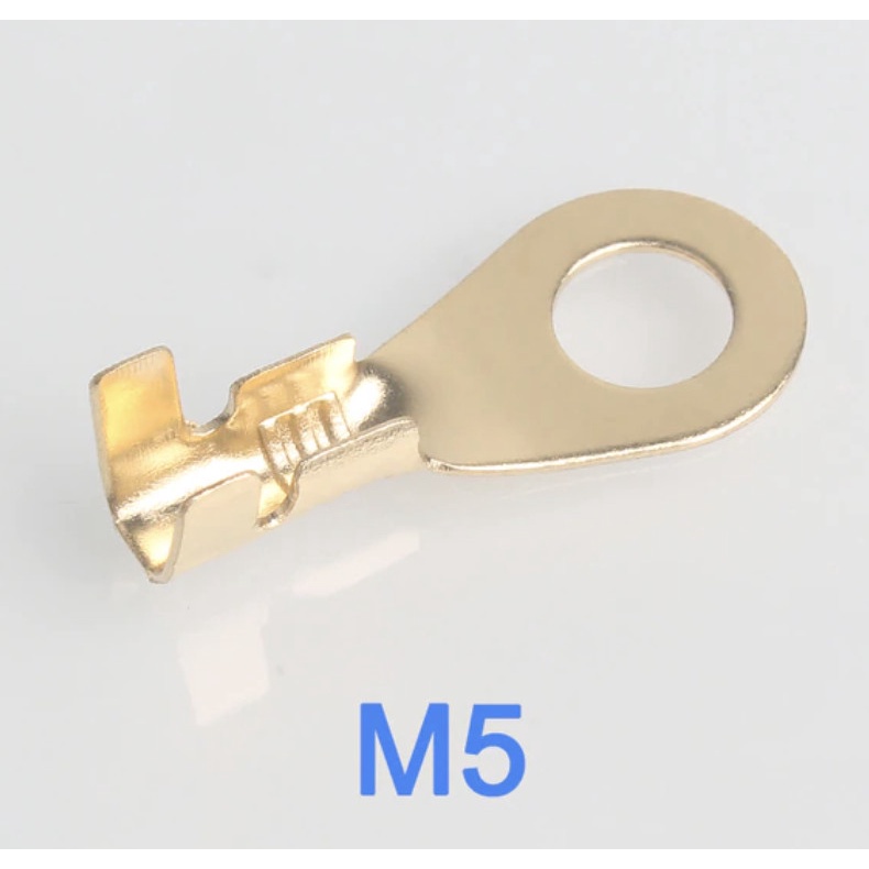 M5 Stud Skun Ring Copper Terminal 5mm Round screw Bolt cable cable ...