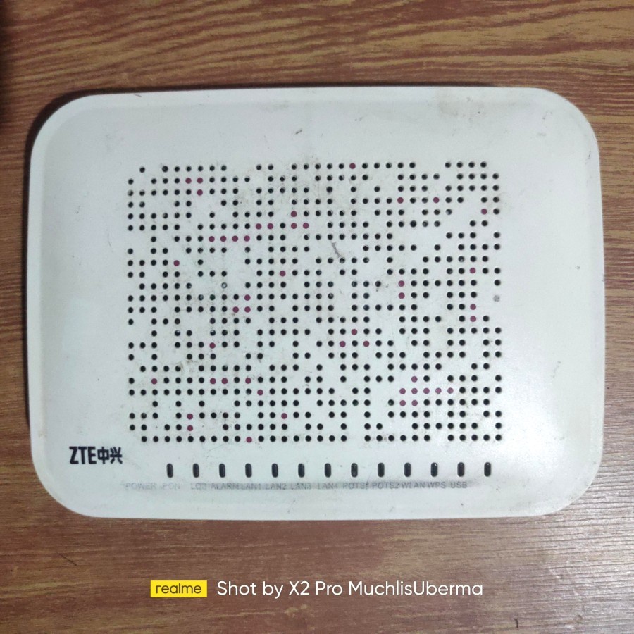 ZTE GPON ONT ZXA10 F660 router wireless modem Access Point RT RW net ...