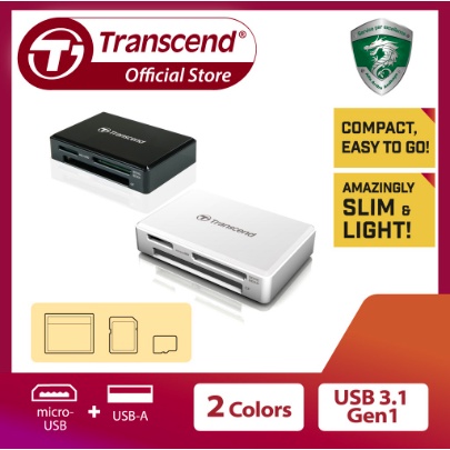 Transcend Card Reader RDF8 USB 3.0 CompactFlash All In one Multicard ...