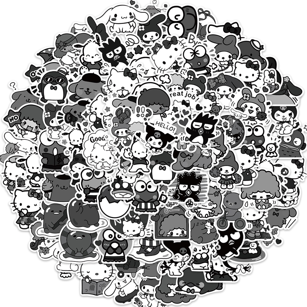 100pcs Mixed Cartoon Sanrio Stickers Cute Hello Kitty Cinnamoroll ... 100pcs Mixed Cartoon Sanrio Stickers Cute Hello Kitty Cinnamoroll ...