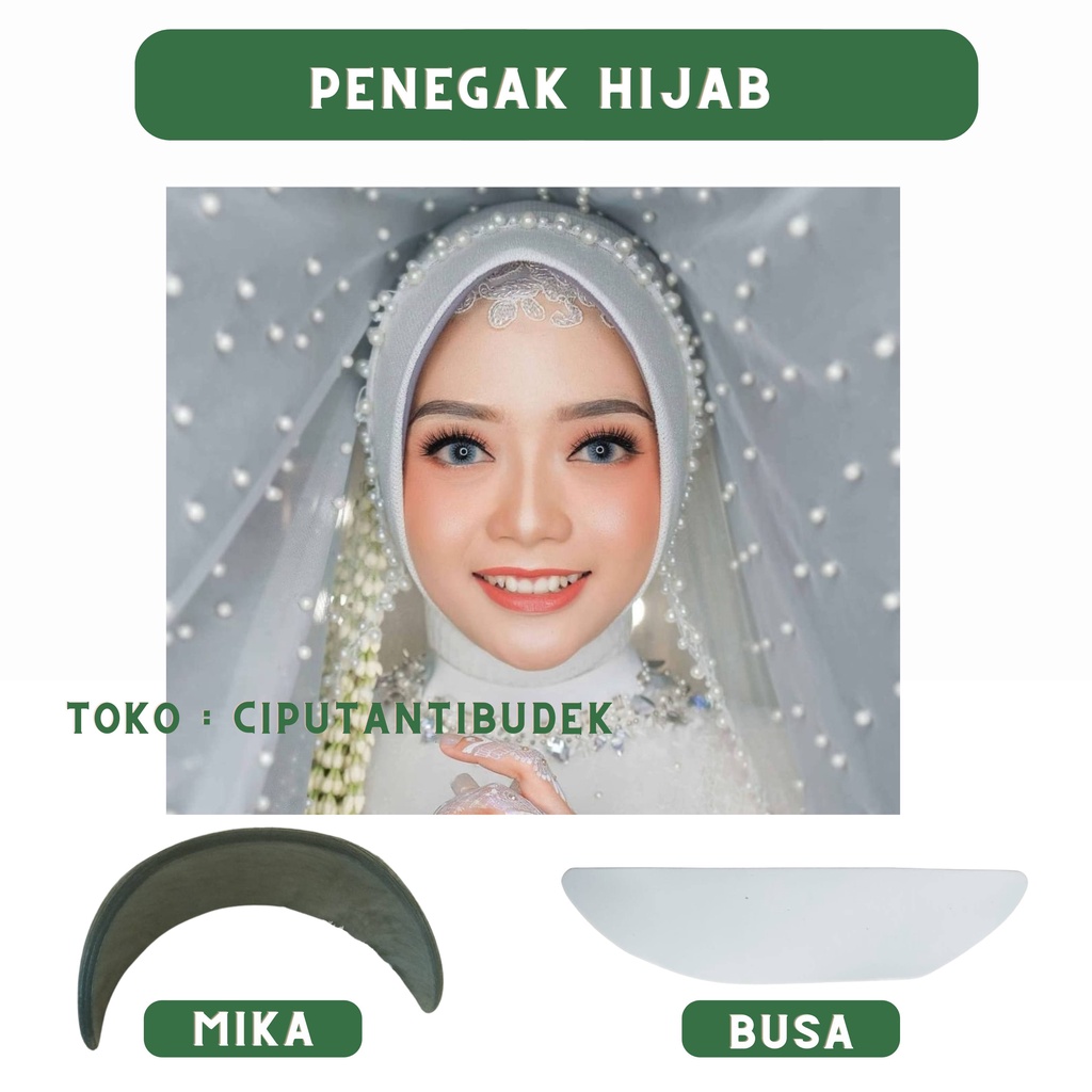 Mika Foam Enforcer Hijab Hijab Hijab Hijab Ciput Veil Bridal | Shopee ...