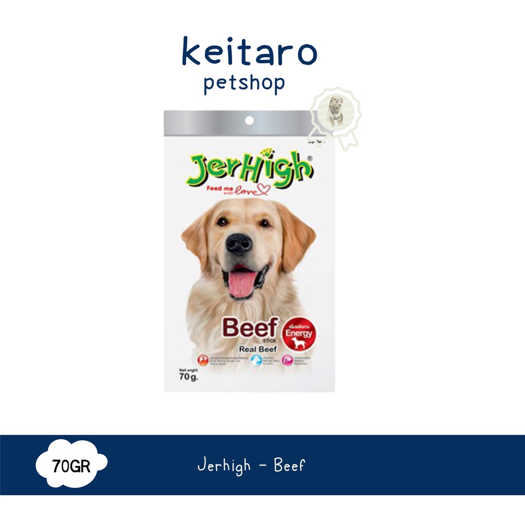 Jerhigh Chicken Beef 70gr dog treats dog snacks - dog Snacks | Shopee ...