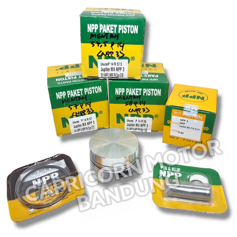 Piston Kit RAW CUSTOM 57 57.5 58 PEN 14 NPP3 NPP RAW | Shopee Philippines
