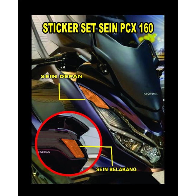 Vietnam/Thailand style pcx 160 turn signal sticker | Shopee Philippines