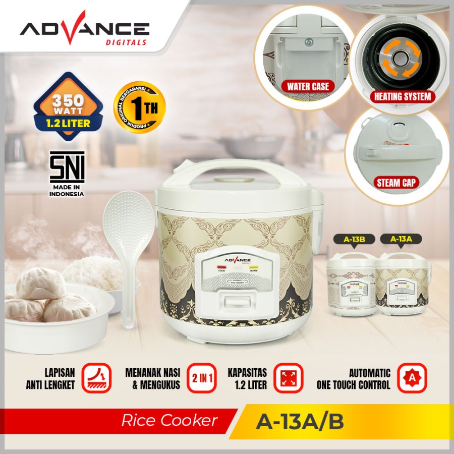 Advance rice cooker G12 / A13A / B G15 A / B 1,2L / G20 / A12 1,8Liter ...