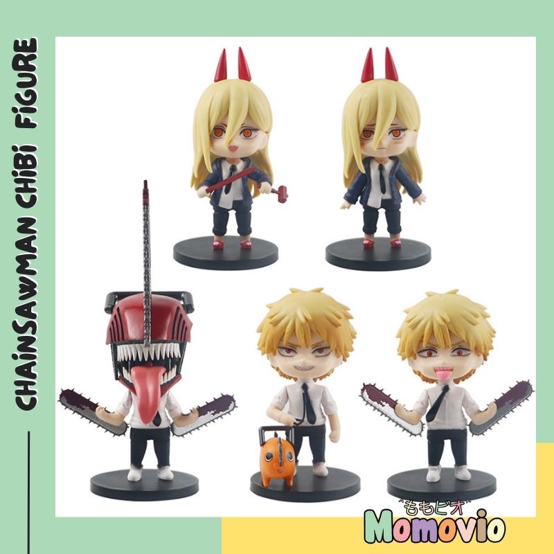Chainsawman Action Figure Chibi Anime Power Denji Pochita | Shopee ...