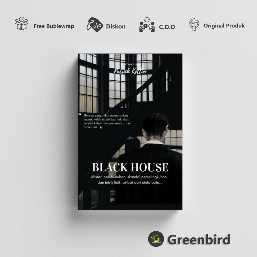 !! Black House Novel Book (Patrick Kellan) | Shopee Philippines