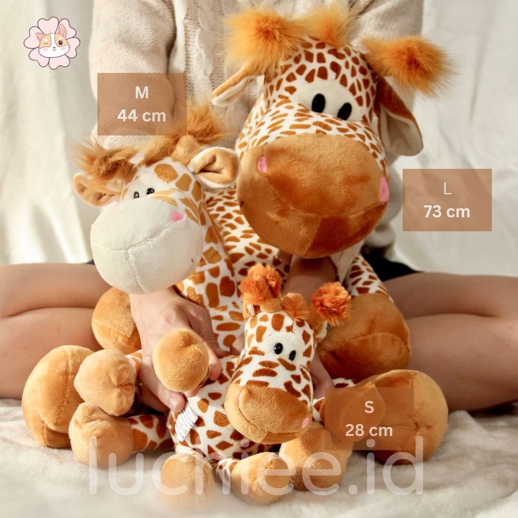 Giraffe Character Doll Medium MINI Size 28cm & 44CM Kids Toys Birthday ...