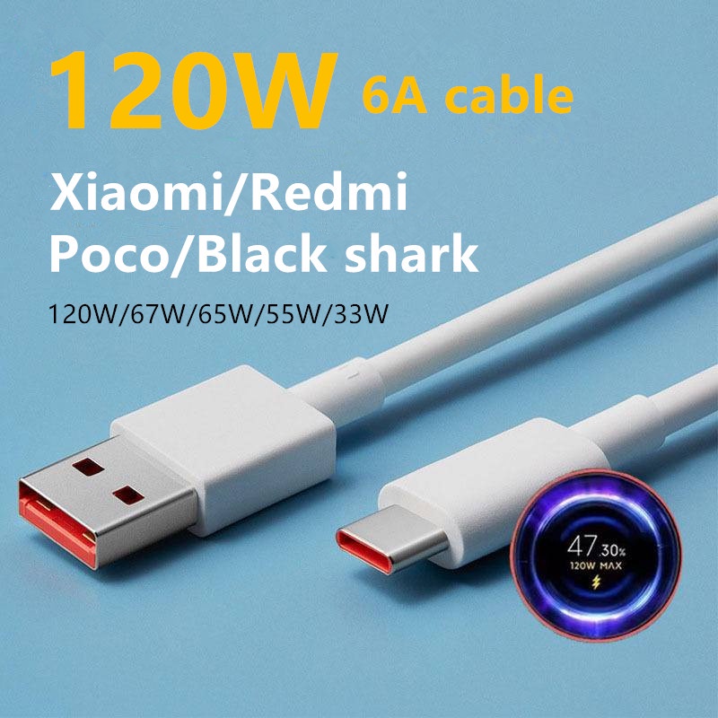 Suitable For Xiaomi 120W Data Cable Mix4 Charging Typec 6A Redmi K50 ...