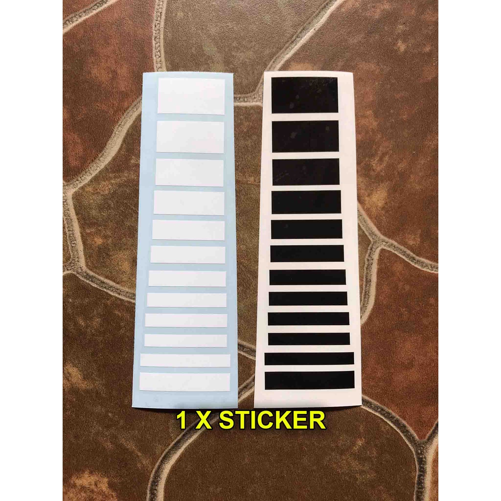 Inlay Bass Sticker 5 String Fretboard Box Block Guitar Bass Fingerboard ...