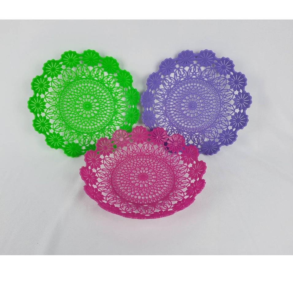 First Plastic Rattan Plate/Rattan Plate/Small Leaf Plate Color (1Dozen ...