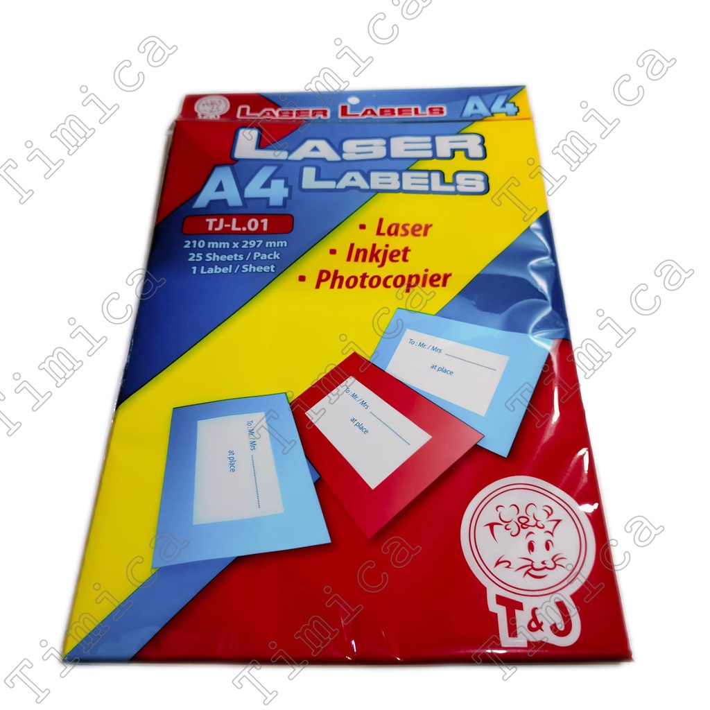 Tom & JERRY A4 LASER STICKER LABEL (25 SHEETS) | Shopee Philippines