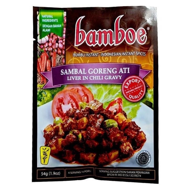 Ati Fried Sambal Bamboe Seasoning 54 Gr Halal | Shopee Philippines