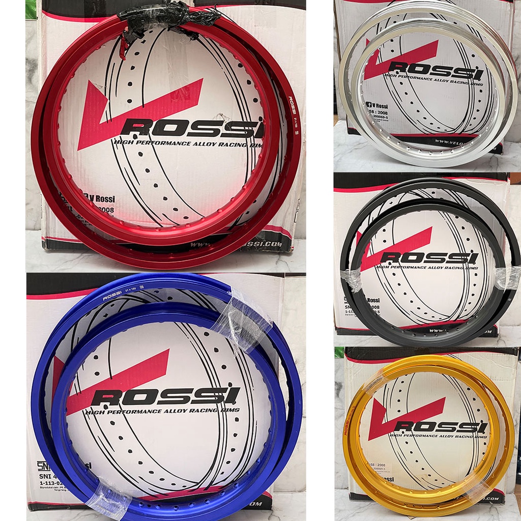 Rossi Rims 18 21 16 19 Hole 32/36 Rossi Klx Cross Rims 1 Pair 1 Set ...