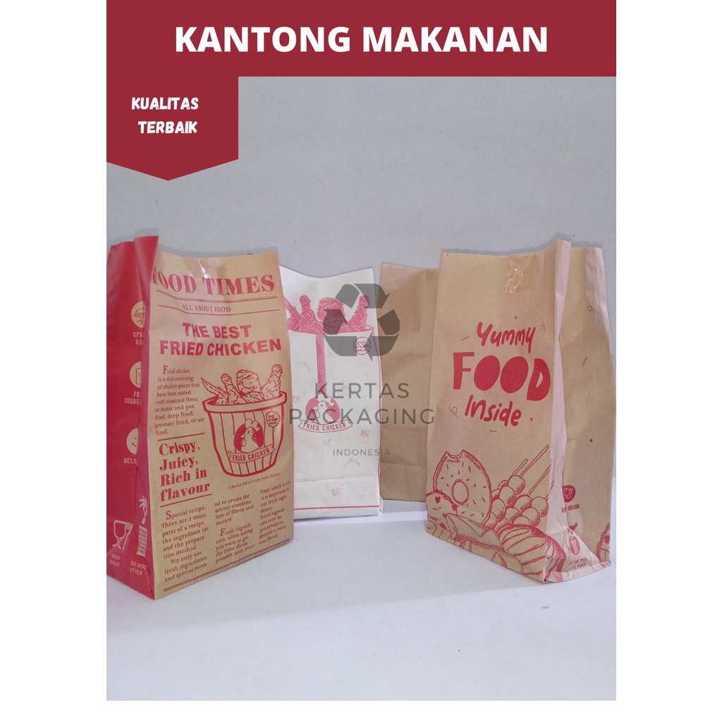 Food Bags / Food Paper Bags / Fried Chicken Bags / Fried Chicken ...