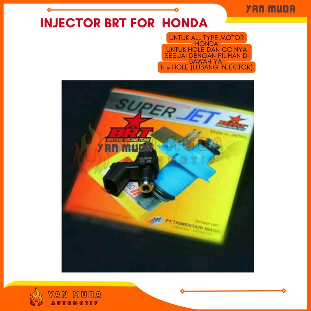 Injector BRT PCX ADV SONIC BEAT DELUXE GENIO BEAT ESP Suprax125 Gtr150 ...