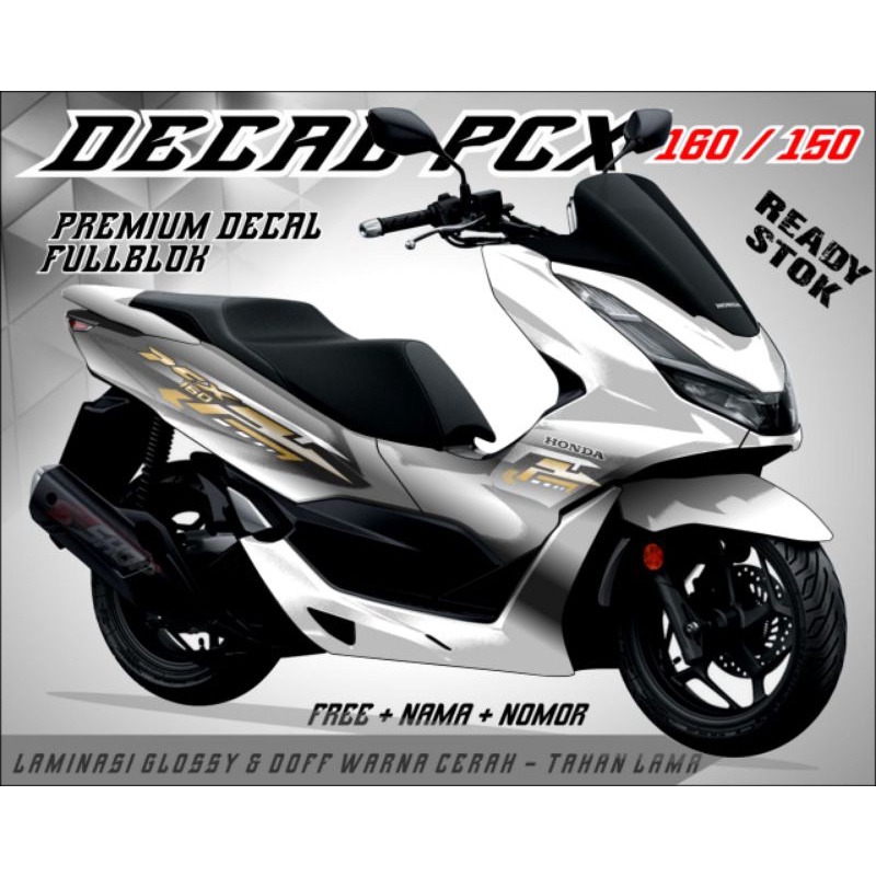Decal pcx 160 full body striping all new pcx 160 Years 2021 2022 full ...