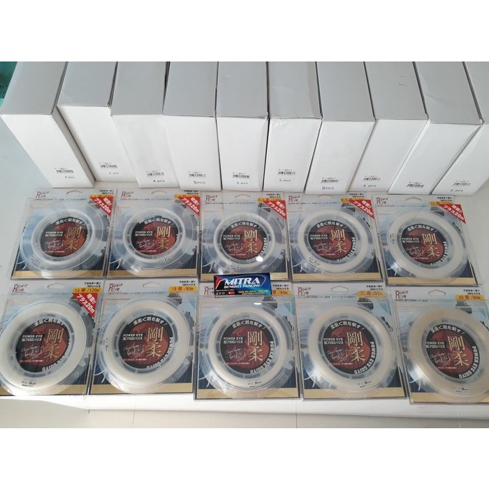 12/40lb/0.570mm/120mtr Leader FlouroCarbon 100% Power Eye Gojyu ...