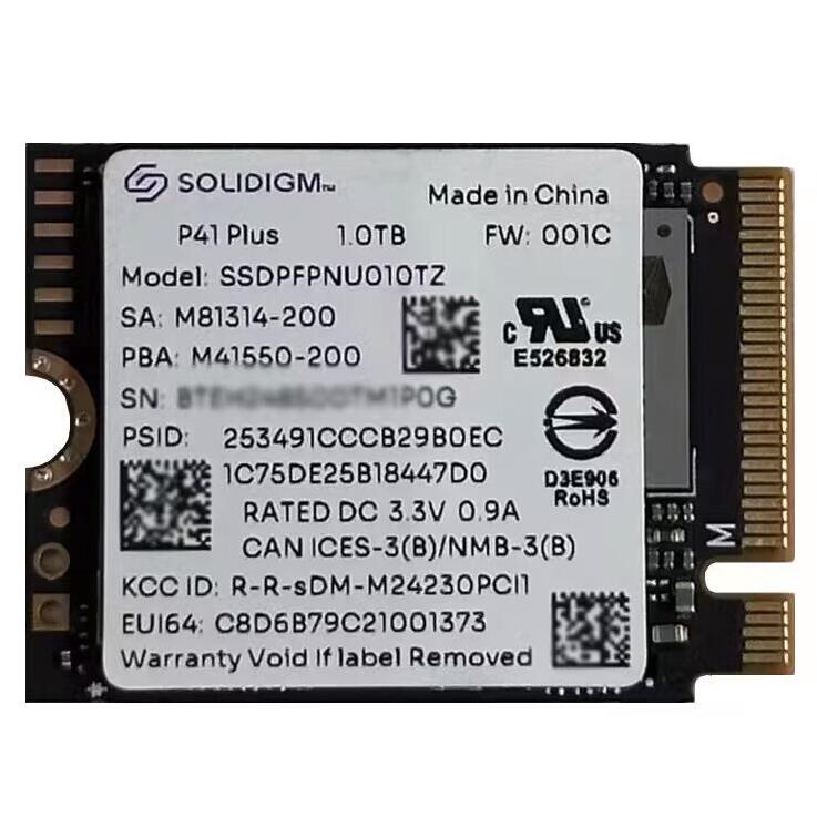 SOLIDIGM P41 PLUS 1TB M.2 NVMe 2230 PCIe 4.0x4 SSD for Steam Deck ...