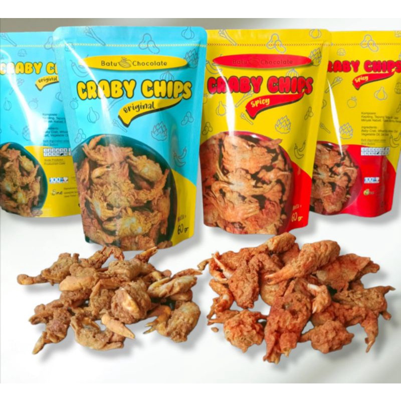 One Mandiri Sukses - Craby Chips Baby Crab - Souvenirs from Malang Batu ...