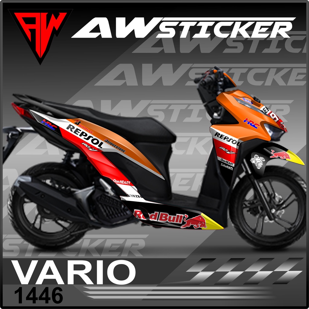 Vario New Fullbody Sticker Decal - Custom Vario Sticker Decal Design ...