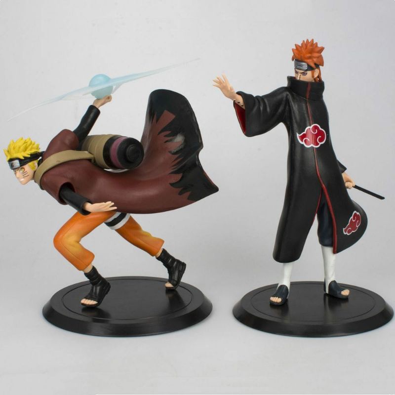 ACTION FIGURE NARUTO x PAIN AKATSUKI SET CONTAINS 2 PCS - ANIME TOY ...