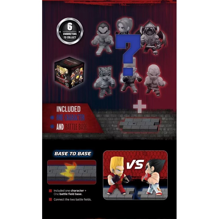 Tekken Series Blind Box Q Version Fighting [Genuine] Doll Cute Figures ...