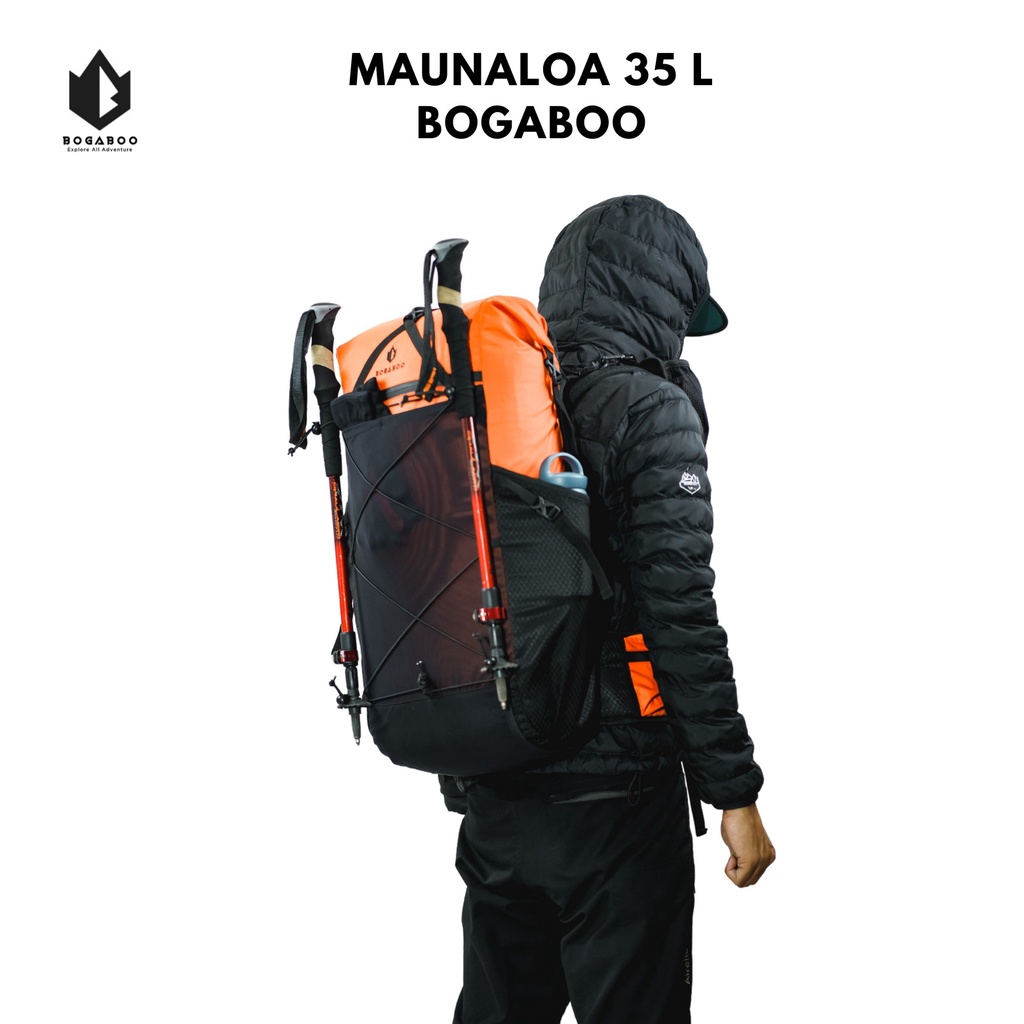 Bogaboo MAUNALOA 35l Ultralight Frameless Waterproof BACKPACK - Ultralight Mountain Daypack Bag ...