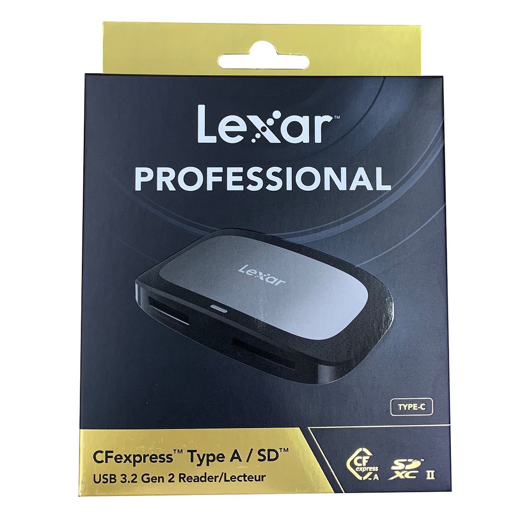 Lexar Professional CFexpress Type A / SD (Dual-Slot) USB-C Card Reader ...