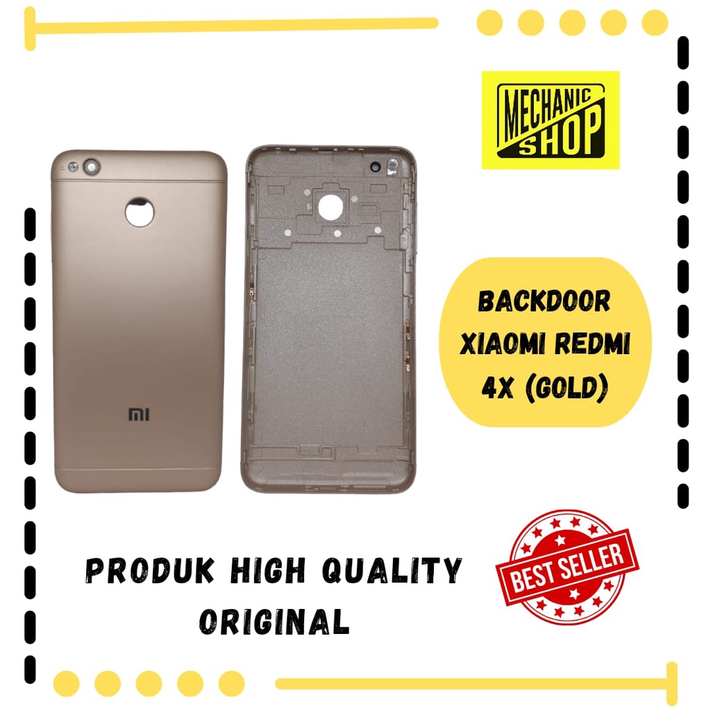 XIAOMI REDMI 4X BACKDOOR (GOLD) | Shopee Philippines