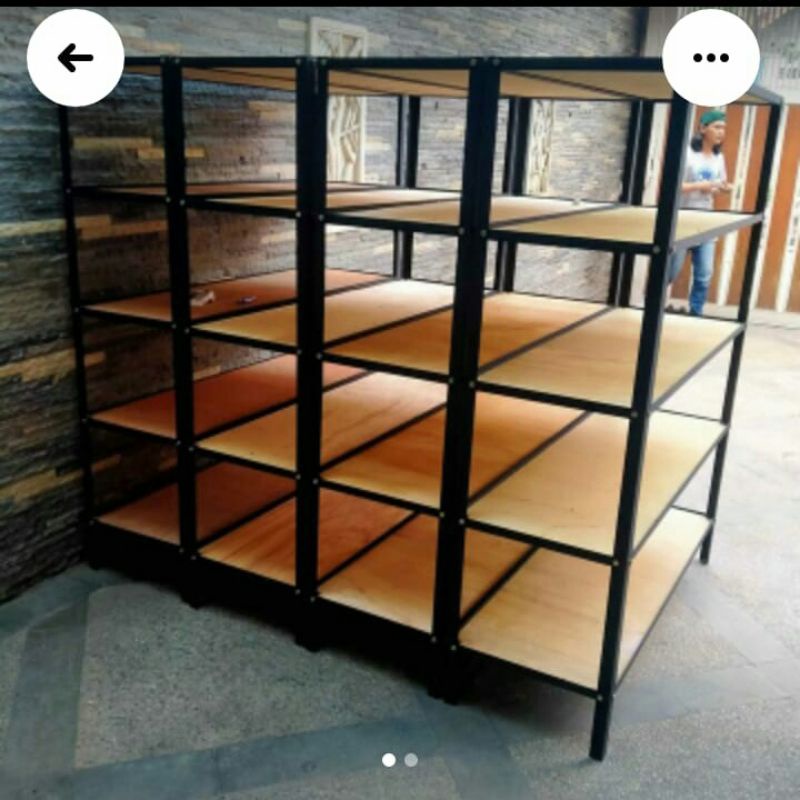 SIKU Multipurpose Shop Rack, Shop Rack, Angled Iron Rack, Grocery Store ...