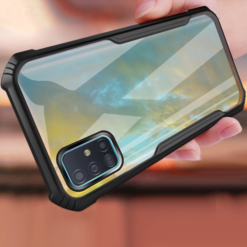 Acrylic Transparent Shockproof Casing For Samsung A90 5G A73 A72 A71 4G A70/A70S A54 A53 5G A52 ...