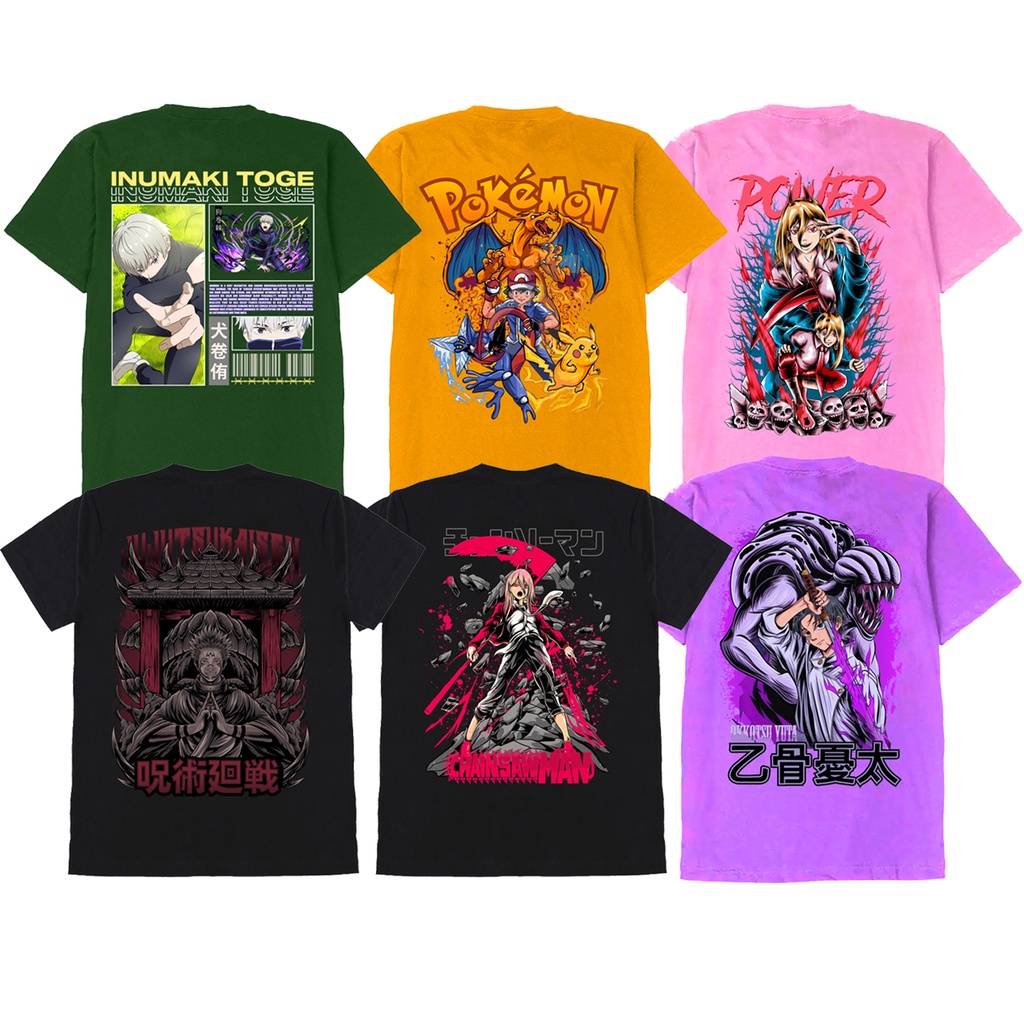 T-shirt Inumaki Toge Sukuna Yuta Jujutsu Kaisen T-Shirt Pokemon T-Shirt ...