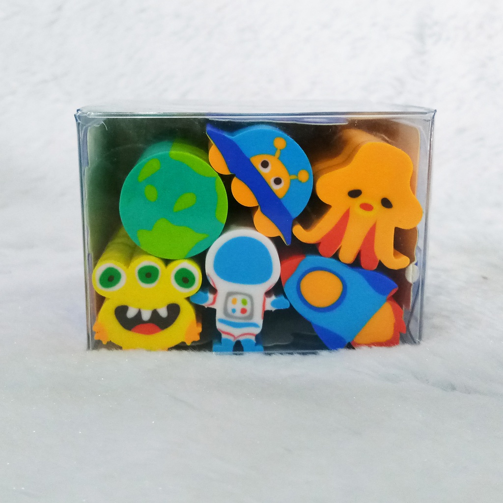 Qihao - FANCY ERASER/Cute ERASER Angry ALIEN SPACE Series/Ox-8525 ...