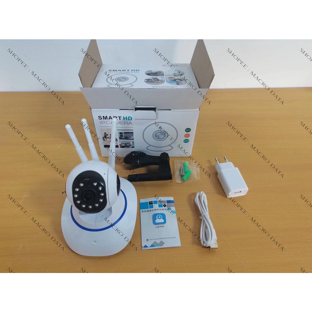 Long Distance Wifi CCTV Camera Ip CCTV Camera 3 Antennas / Motion Track ...