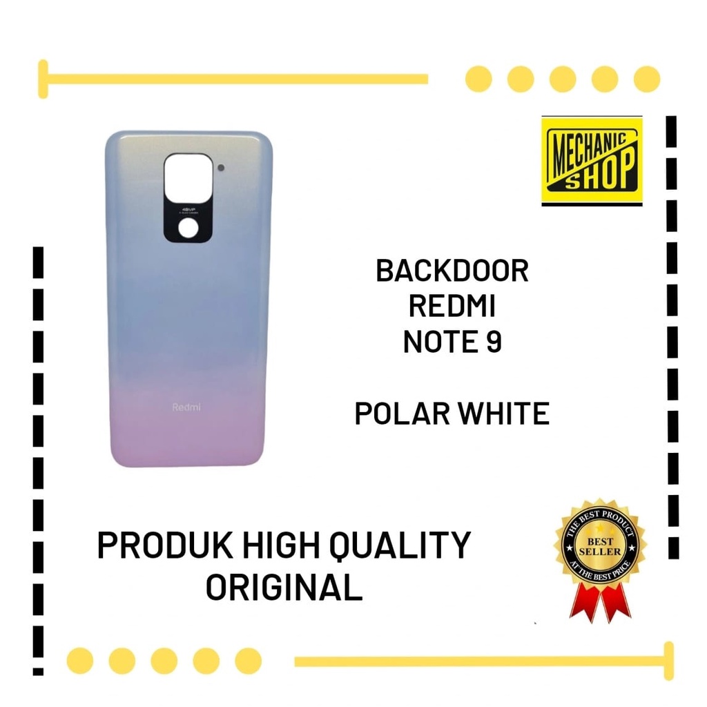 Backdoor XIAOMI REDMI NOTE 9 (POLAR WHITE) | Shopee Philippines