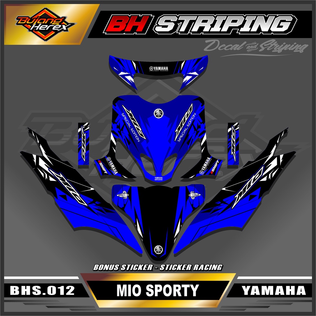 Striping Decal Yamaha Mio Sporty.Mio Sporty Full Body DESIGN Trim ...