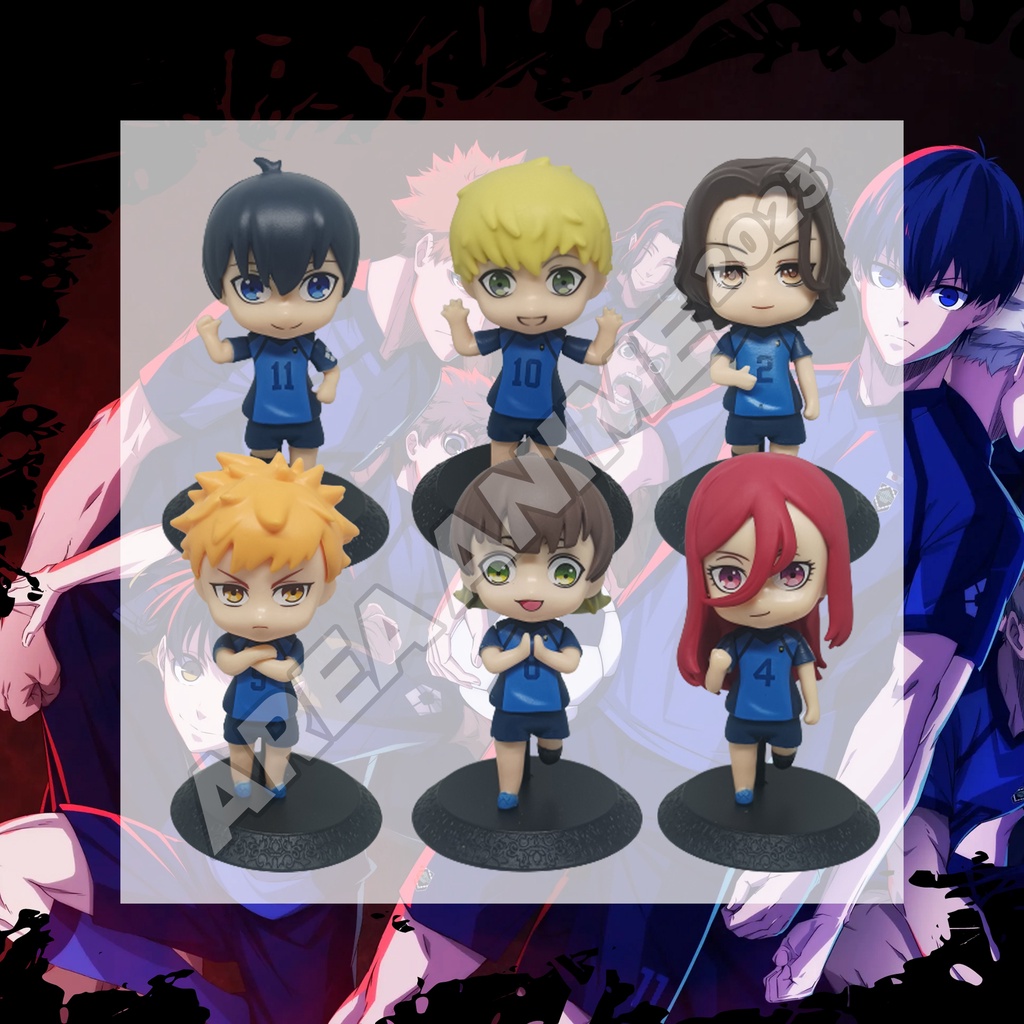 Blue Lock Action Figure "Meguru Bachira, Hyoma Chigiri, Yoichi Isagi ...
