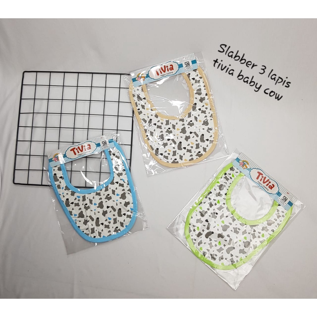 Newborn Tivia 3 Layer Newborn Baby Apron Slabber | Shopee Philippines