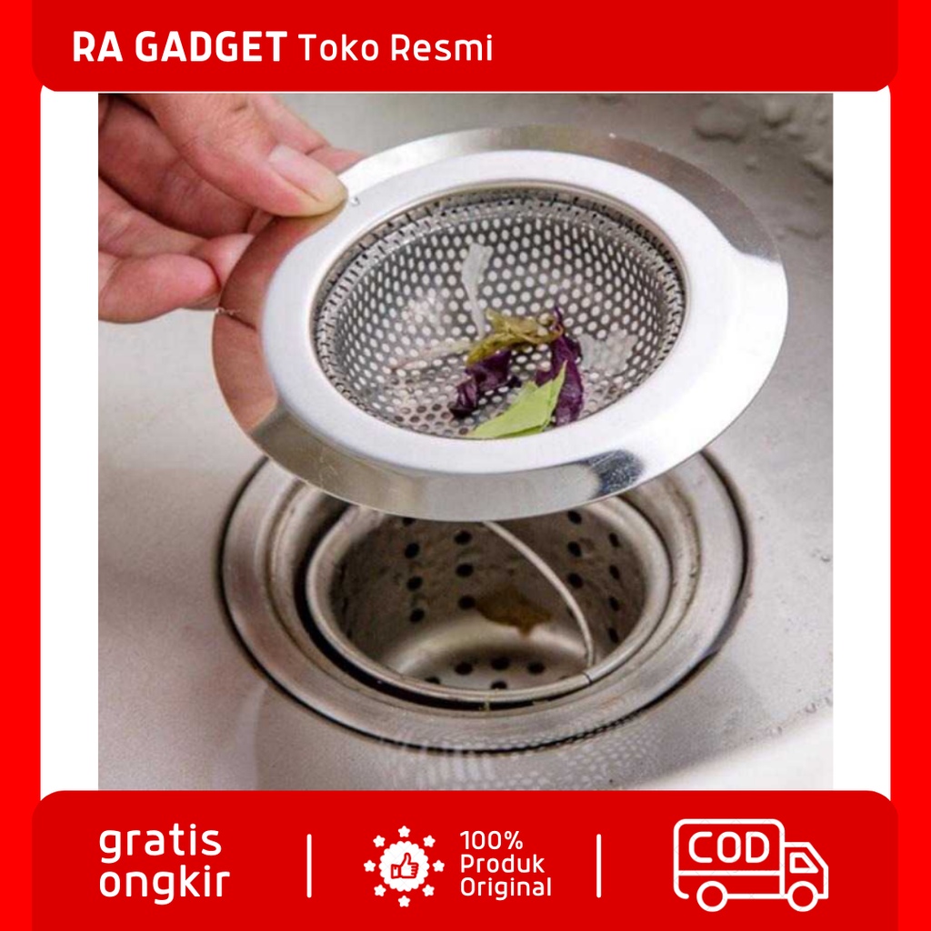 Stainless Steel Sink Hole Stopper Cover / Dirt Filter Stopper Inhibitor ...